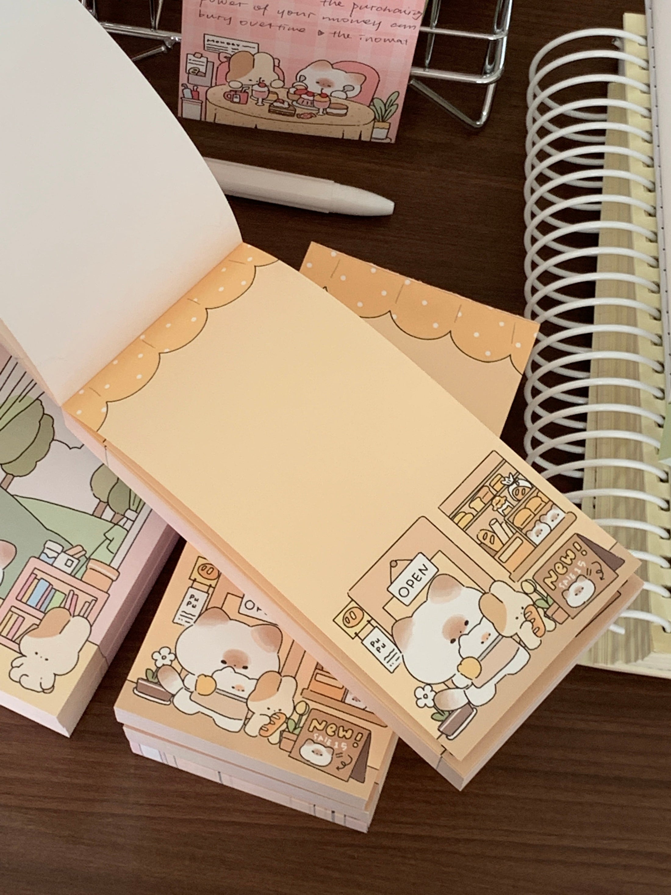 Mantou Cat PuPu Journal Material Mini Notepads – ChicChoi