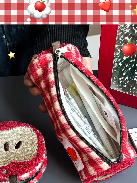 Original Red Apple Pencil Pouch, Large Storage – ChicChoi