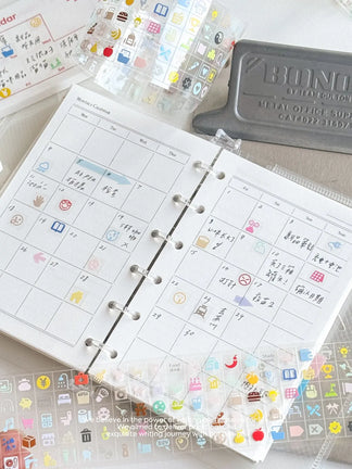 Daily Life Function Icon Tape Cut Film Sticker Roll – ChicChoi