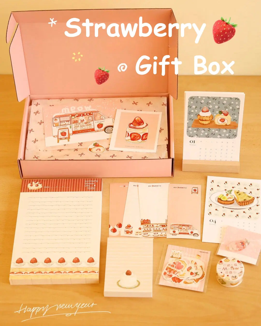 Sweet Strawberry Stationery Gift Box 2026 Limited Edition SOLD OUT ...