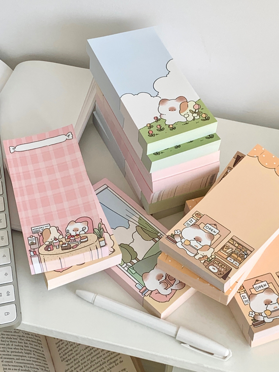 Mantou Cat PuPu Journal Material Mini Notepads – ChicChoi