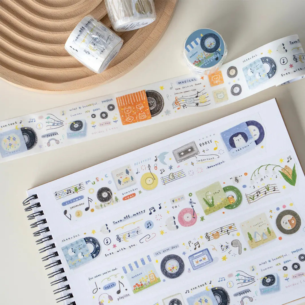 Unique and Vibrant Washi Tape for Planners, Notebooks, and DIY Crafts ...